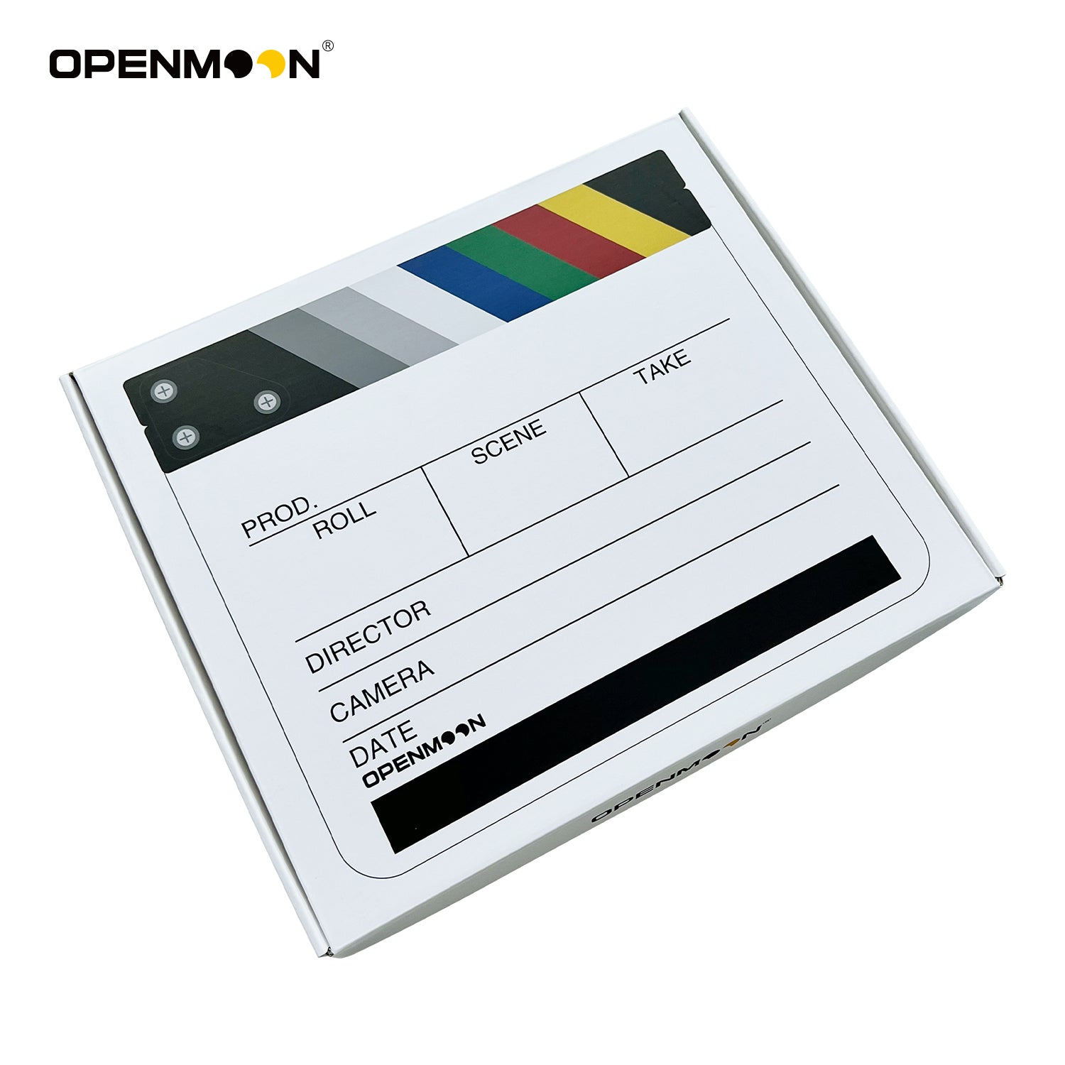 OPENMOON Clap Board Cut Action Scene Clapper Board Slate Comes with 68