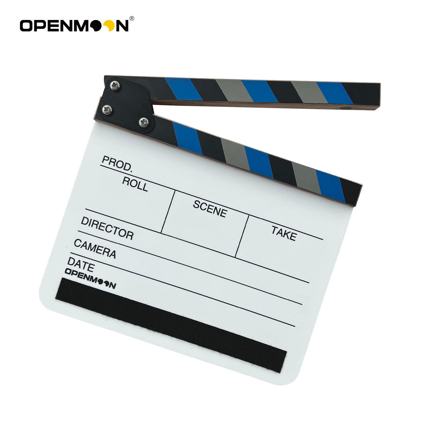 OPENMOON Clap Board Cut Action Scene Clapper Board Slate Comes with 68